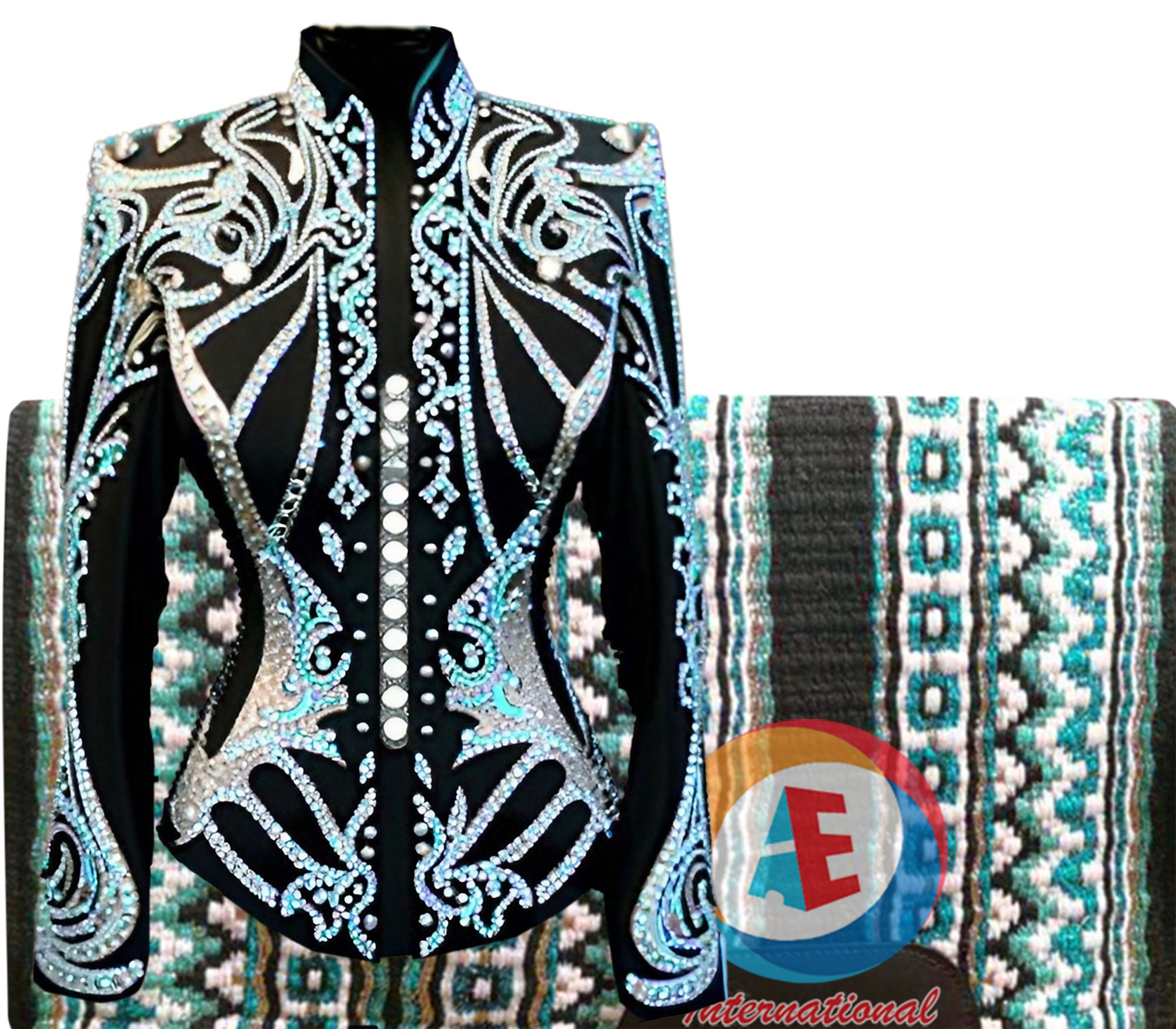 Silver Rodeo Queen Show Jacket: Custom Western Showman Ship - Etsy