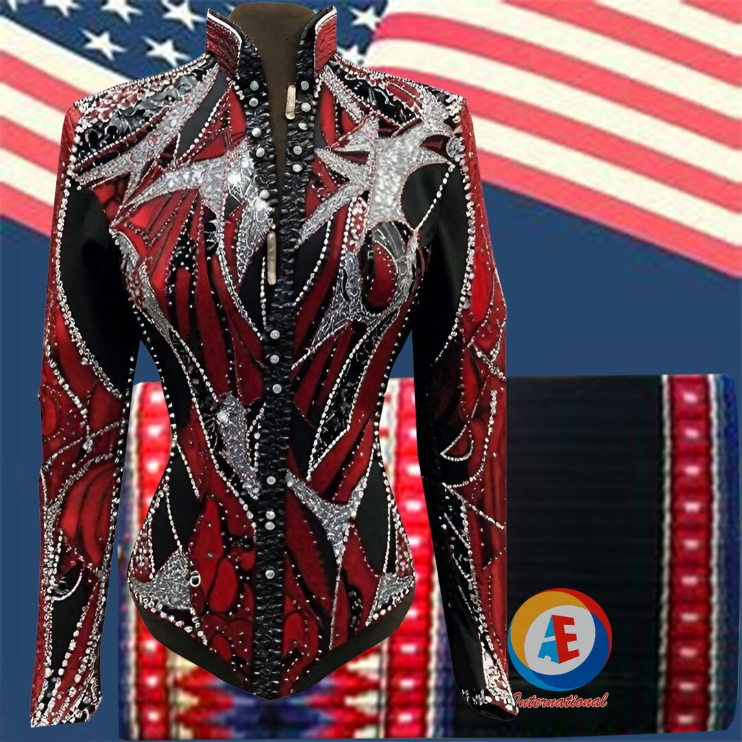 Western Showmanship Jacket: Custom Rodeo Queen Horse Riding Shirt - Etsy