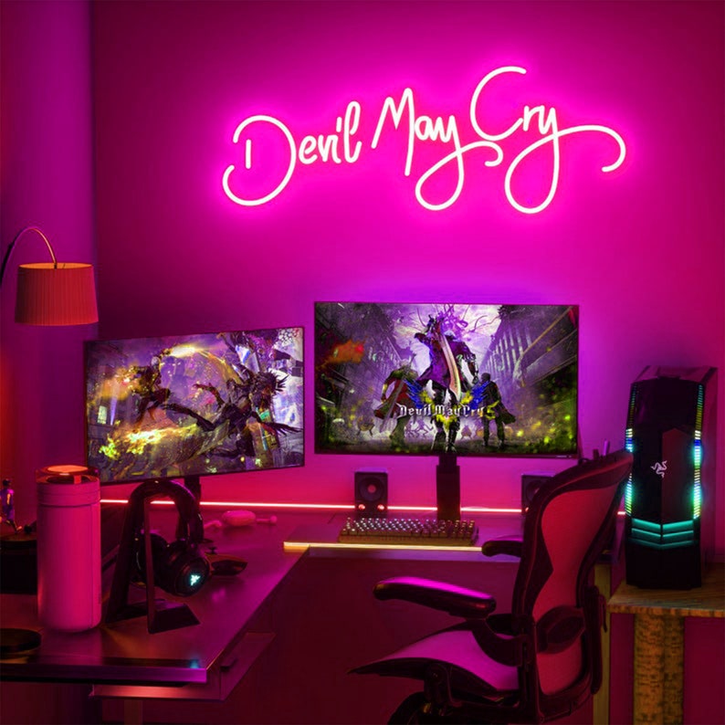 Devil May Cry Neon Sign Light Custom Neon Sign Led Sign | Etsy