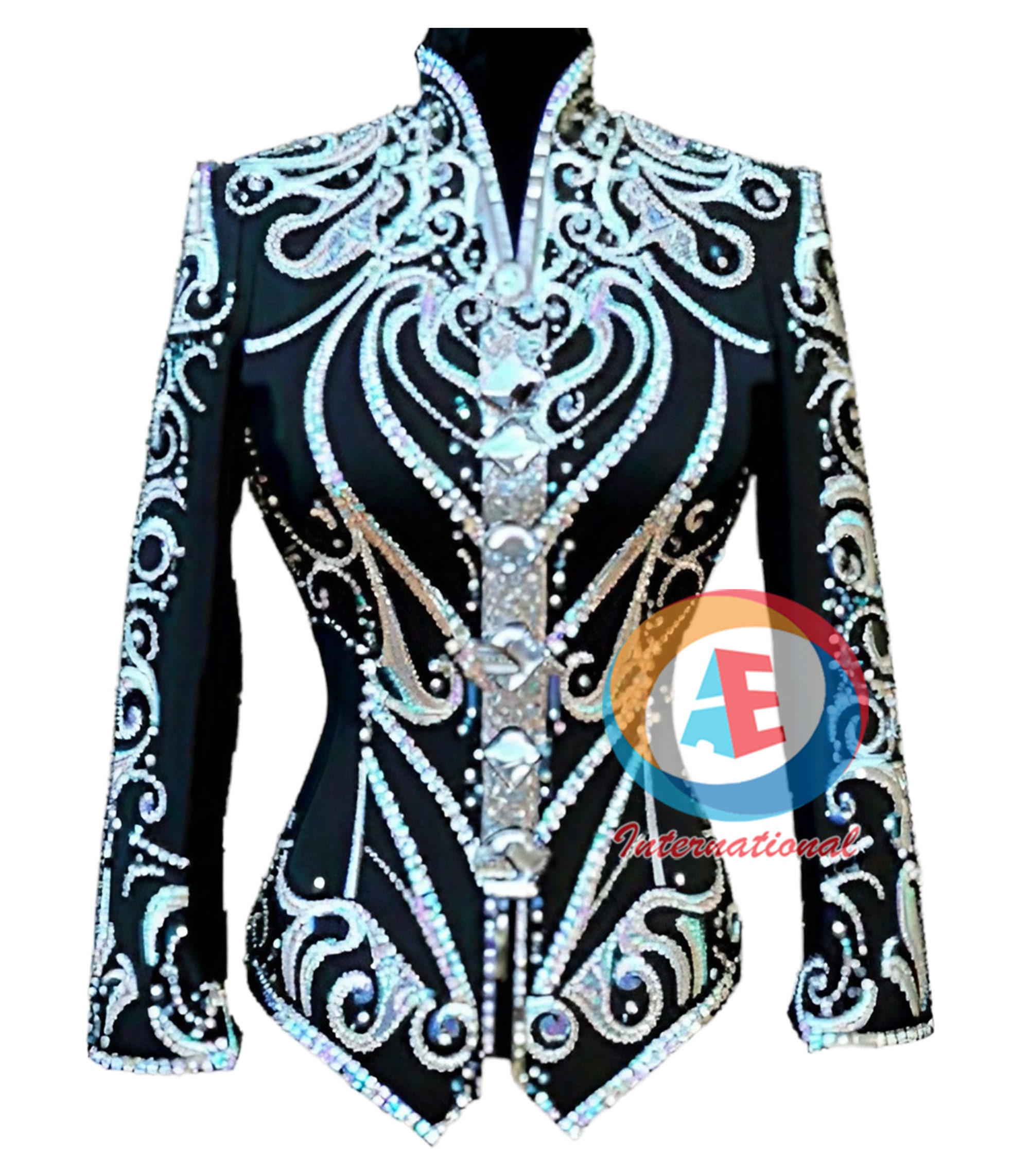 Silver Rodeo Queen Show Jacket: Custom Western Showman Ship - Etsy