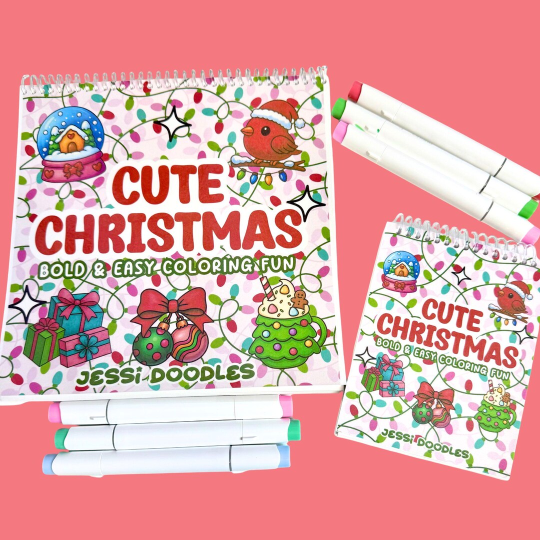 Cute Christmas by Jessi Doodles - A Hand Drawn, Handmade, Spiral Bound ...