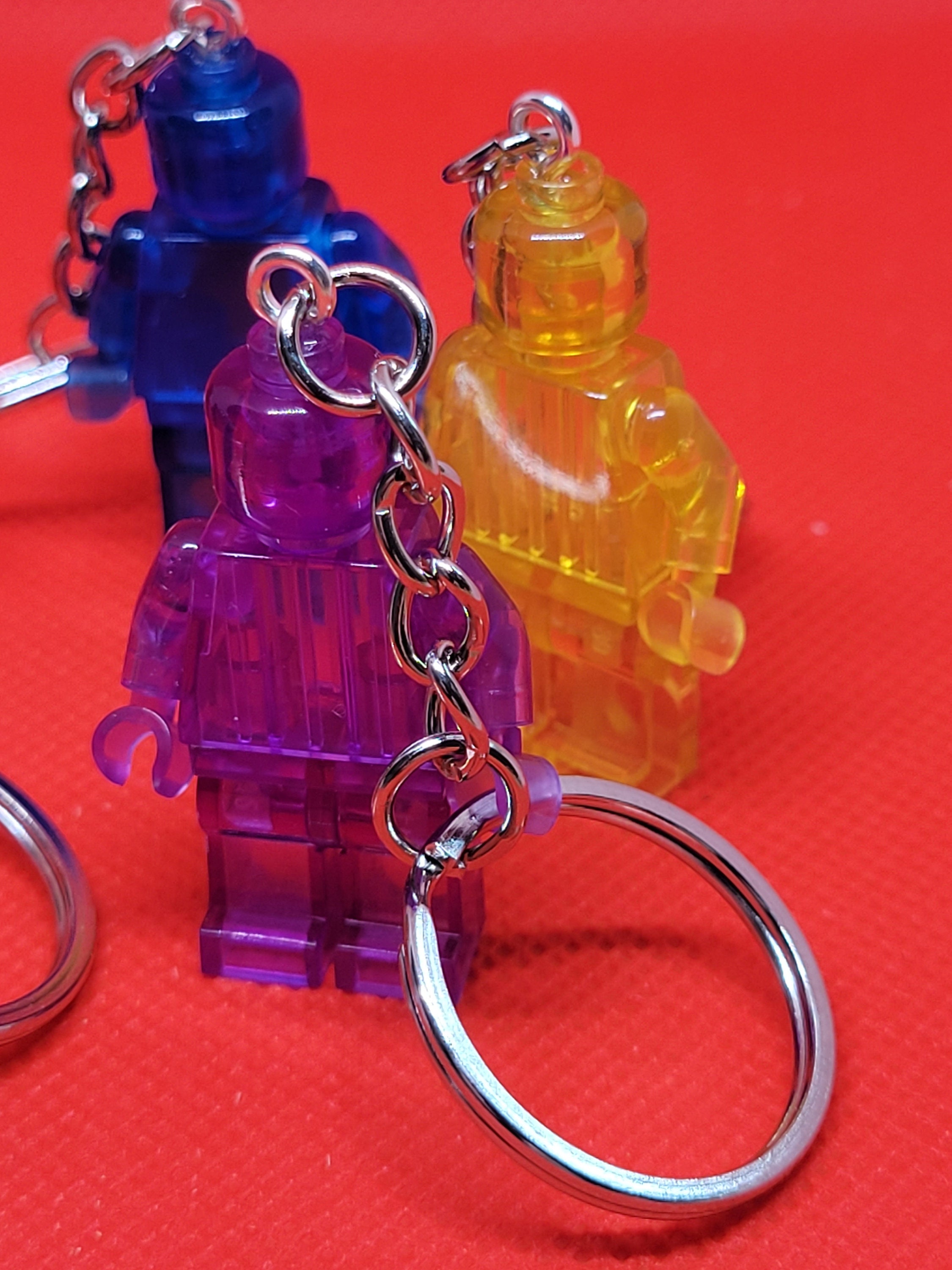 Lego Transparent Minifig Style Keyring / Bag Tag / Bag Charm - Etsy