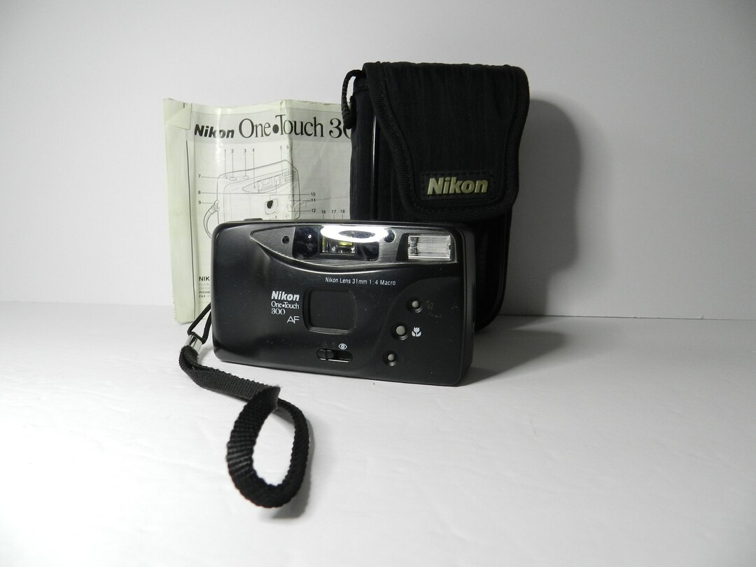 Nikon One-touch 300AF Point & Shoot 35mm Camera With - Etsy