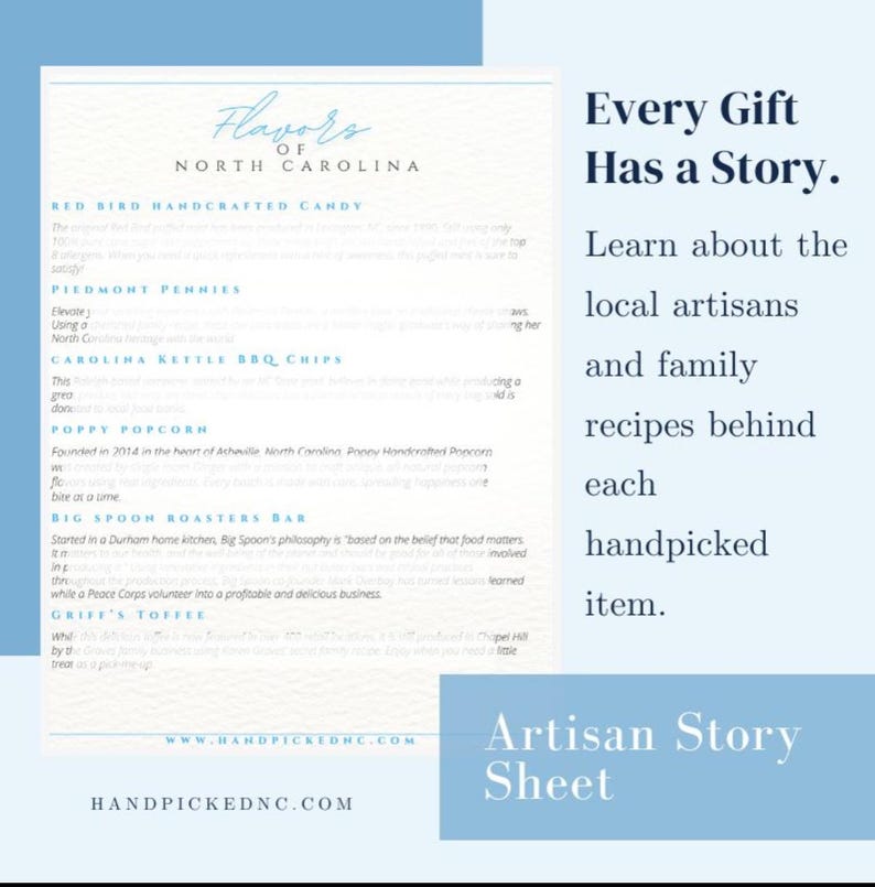 North Carolina Snack Box – Gourmet Gift With Locally Made Southern ...