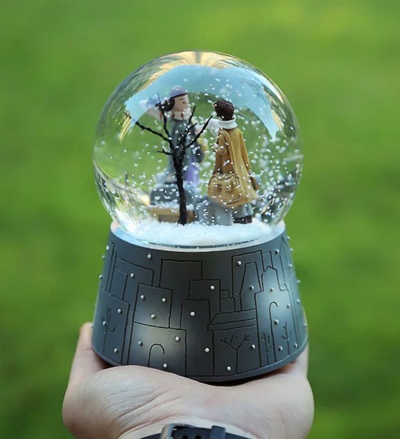Large Shimmering Melodies Musical Snow Globe Handcrafted Snow Globe ...