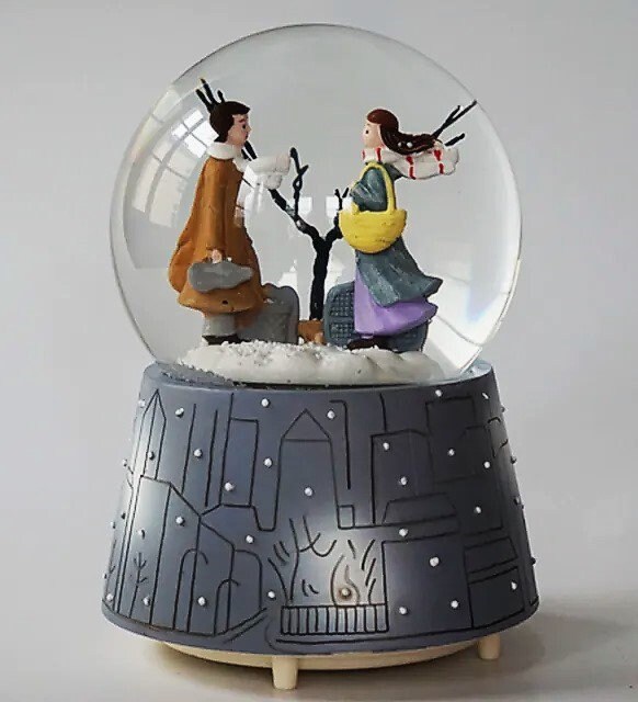 Large Shimmering Melodies Musical Snow Globe Handcrafted Snow Globe ...