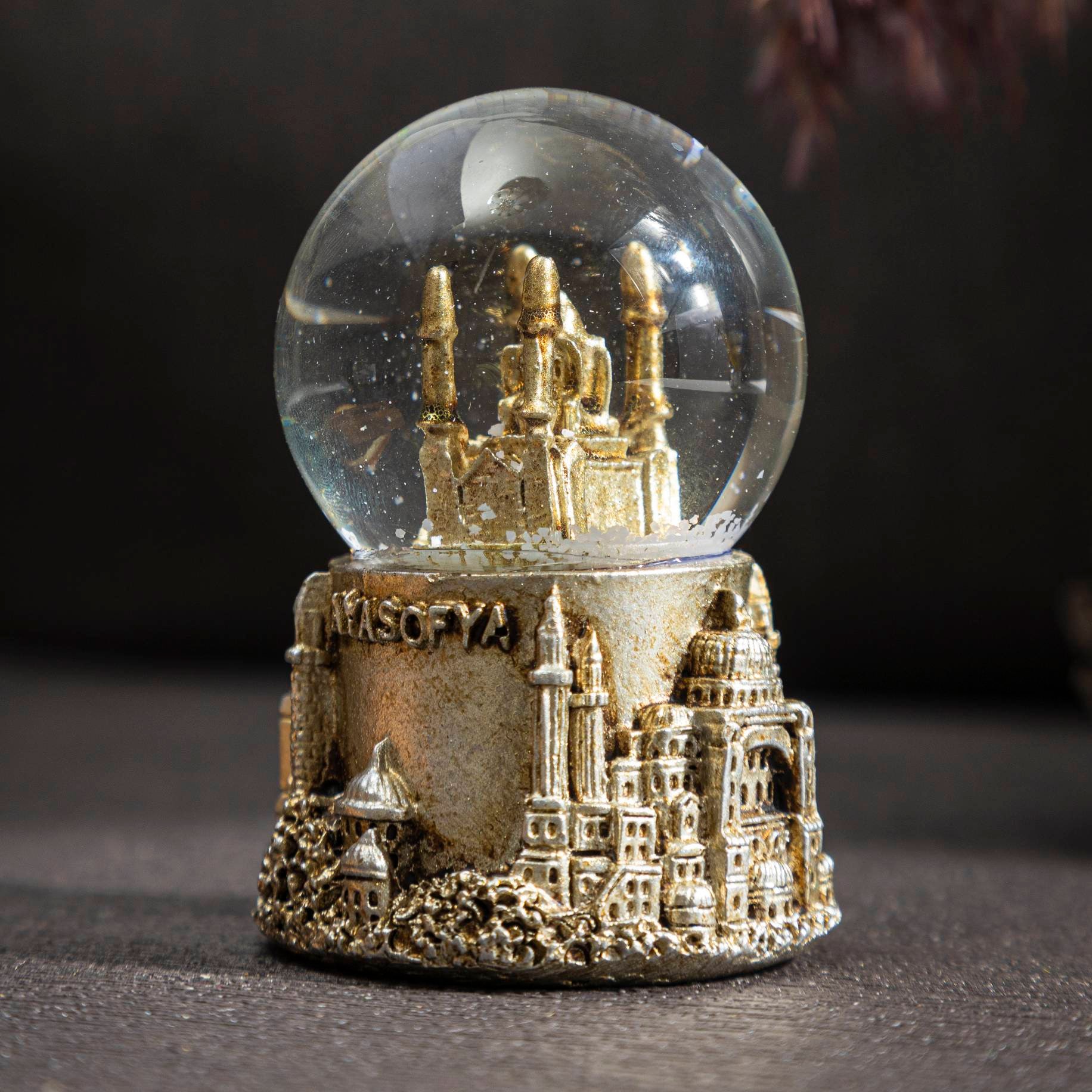 Istanbul/turkey Themed Snow Globe Hagia Sophia and Byzantine ...