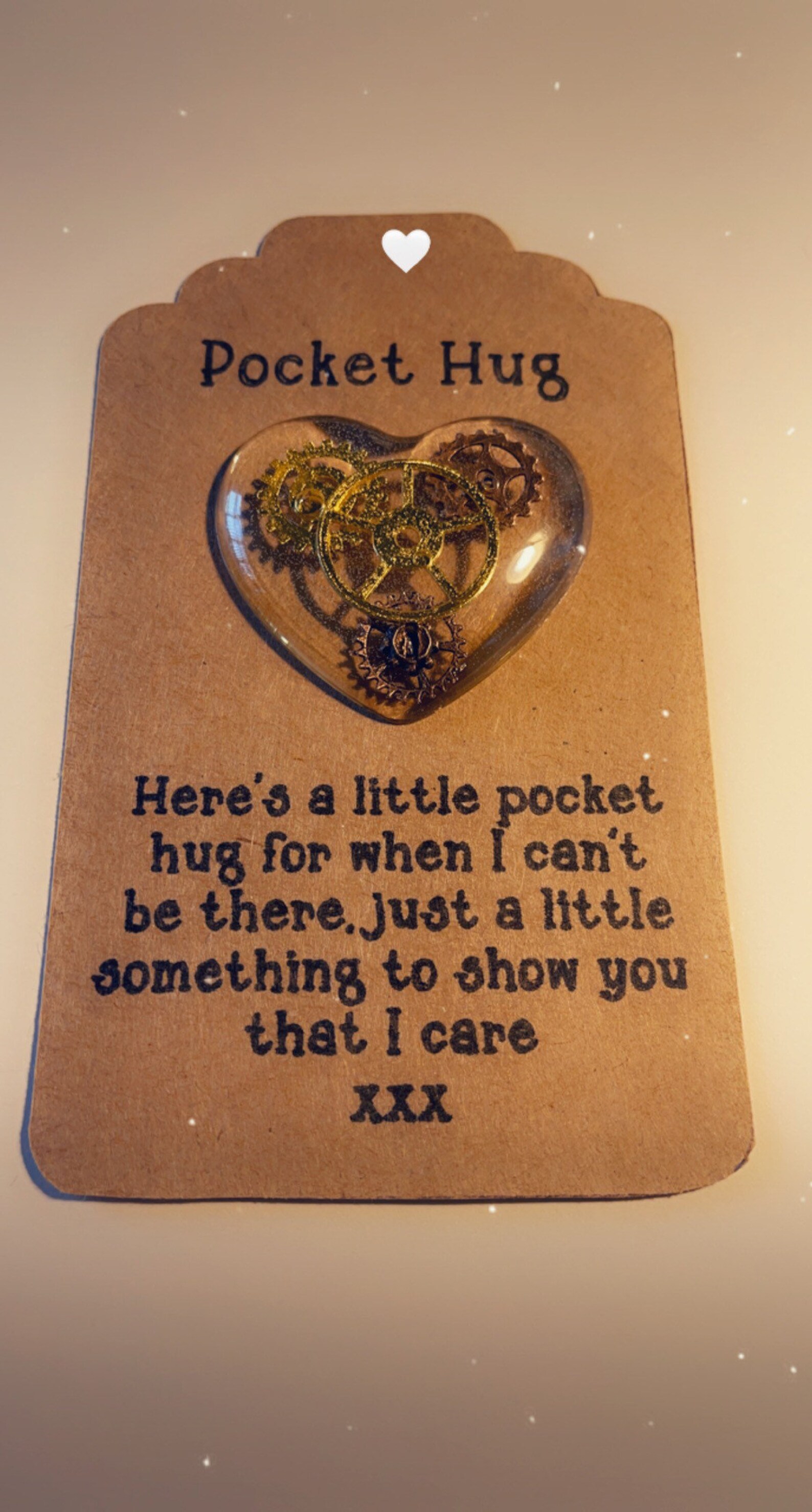 Resin Pocket Hug Available in a Choice of Colours - Etsy
