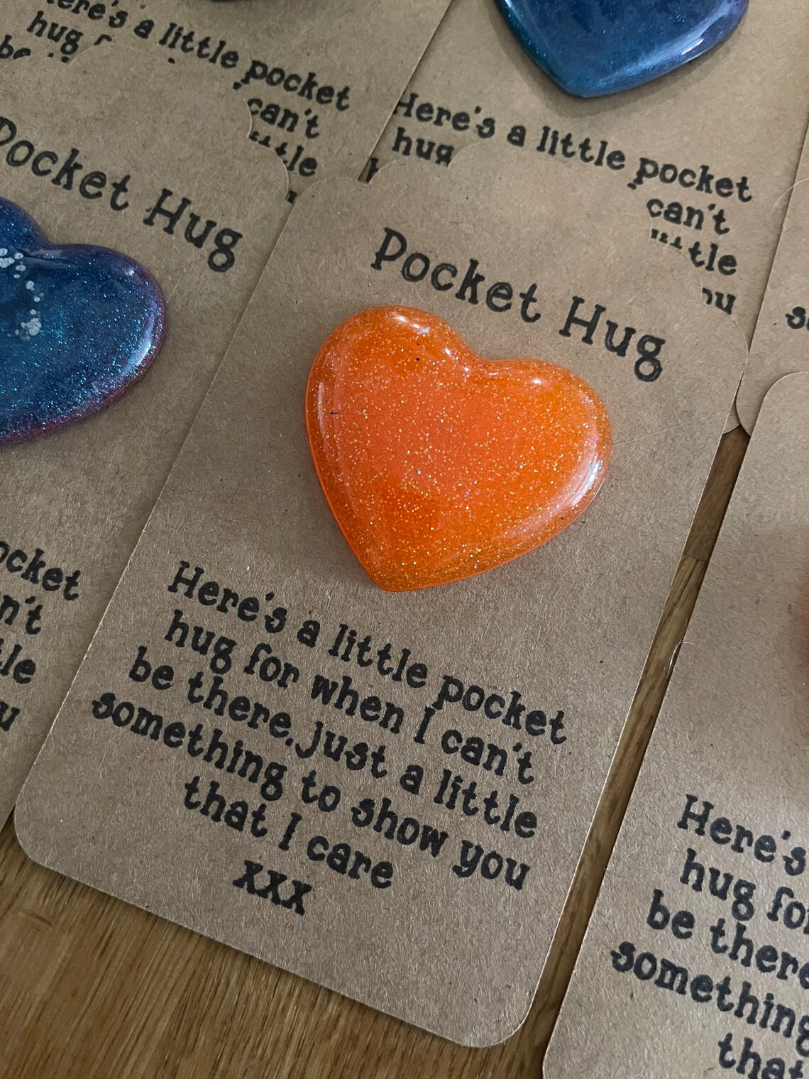 Resin Pocket Hug Available in a Choice of Colours - Etsy UK