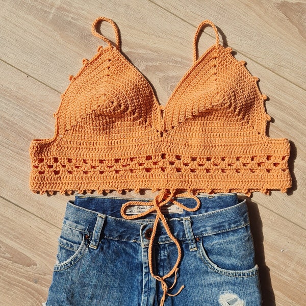 Crochet Bra - Etsy