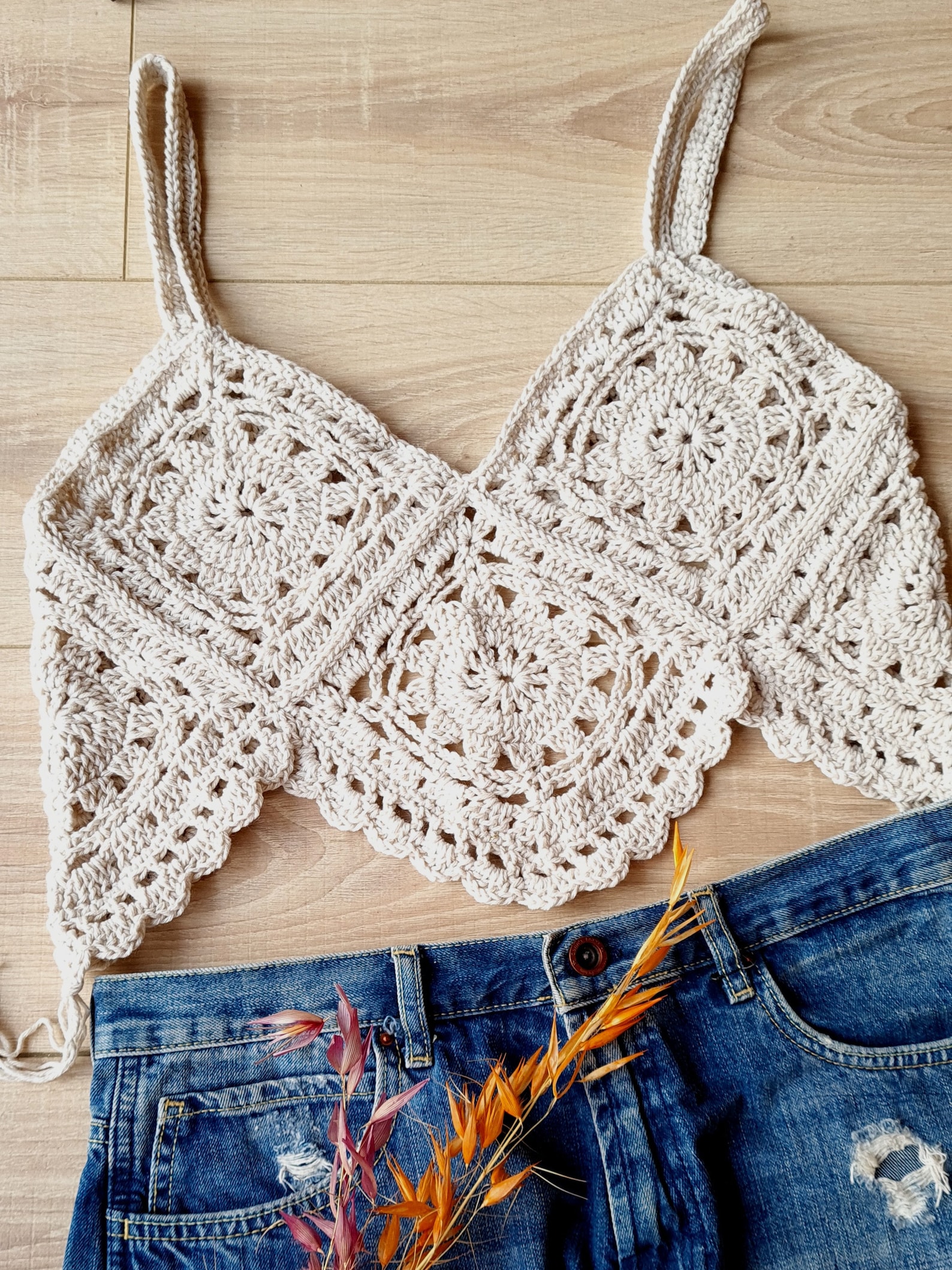Crochet Easy Boho Tank Top Pattern in PDF File With Crochet - Etsy