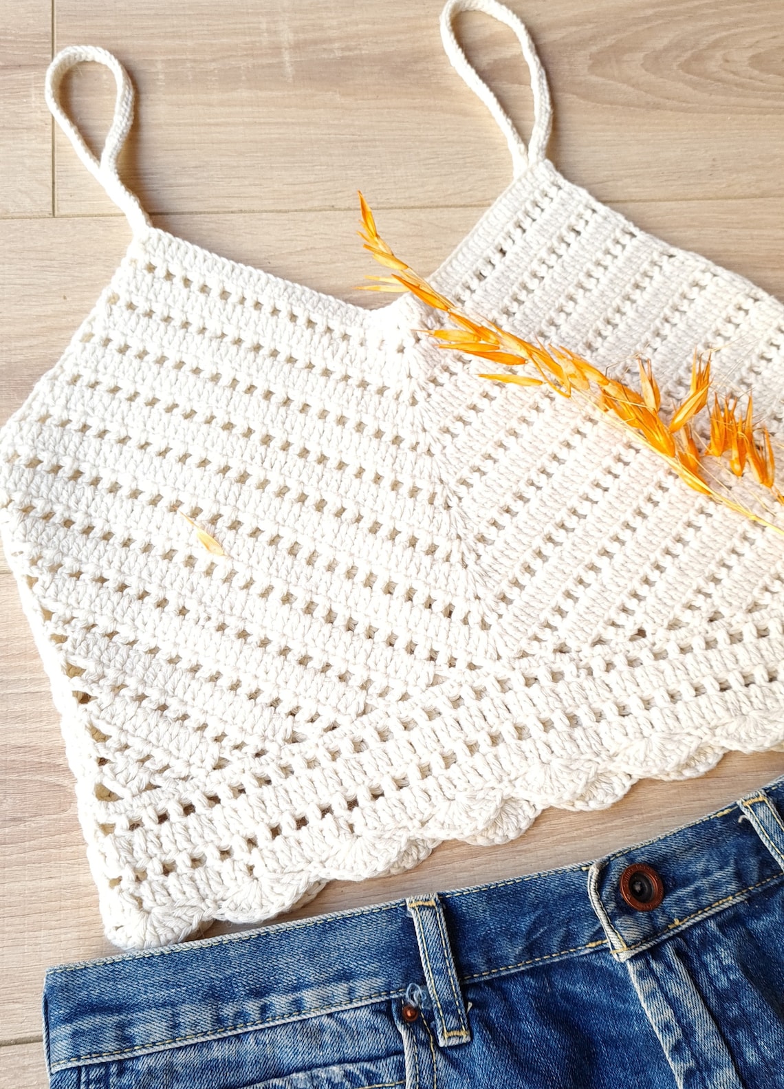Crochet Easy Tank Top Pattern PDF File With Crochet Planner - Etsy