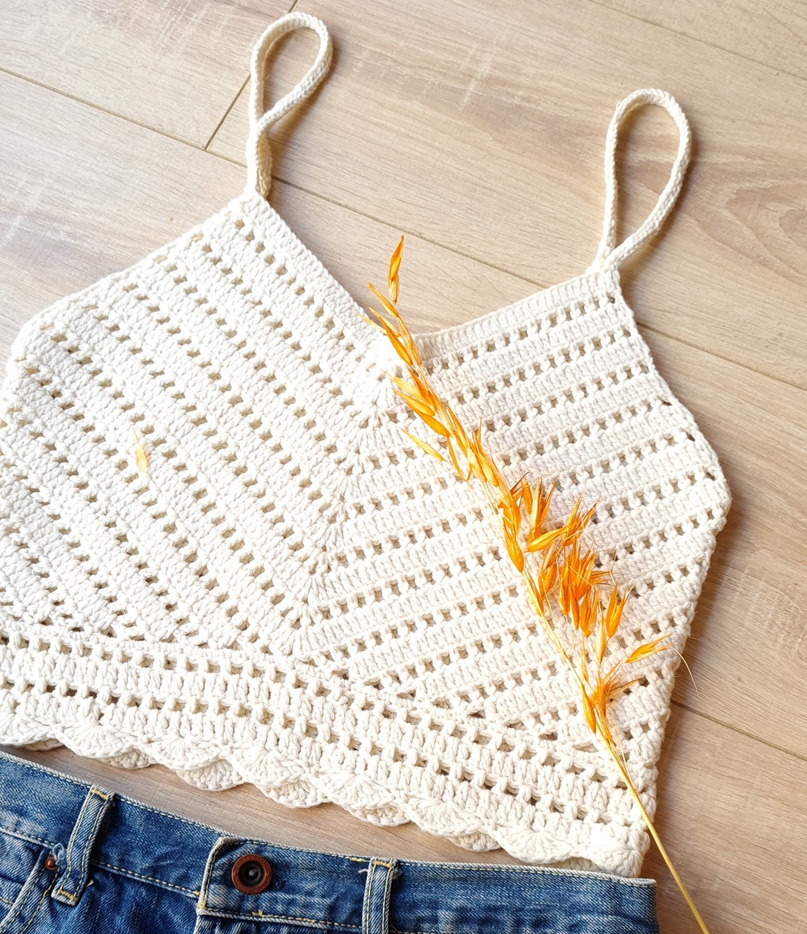 Crochet Easy Tank Top Pattern PDF File With Crochet Planner - Etsy