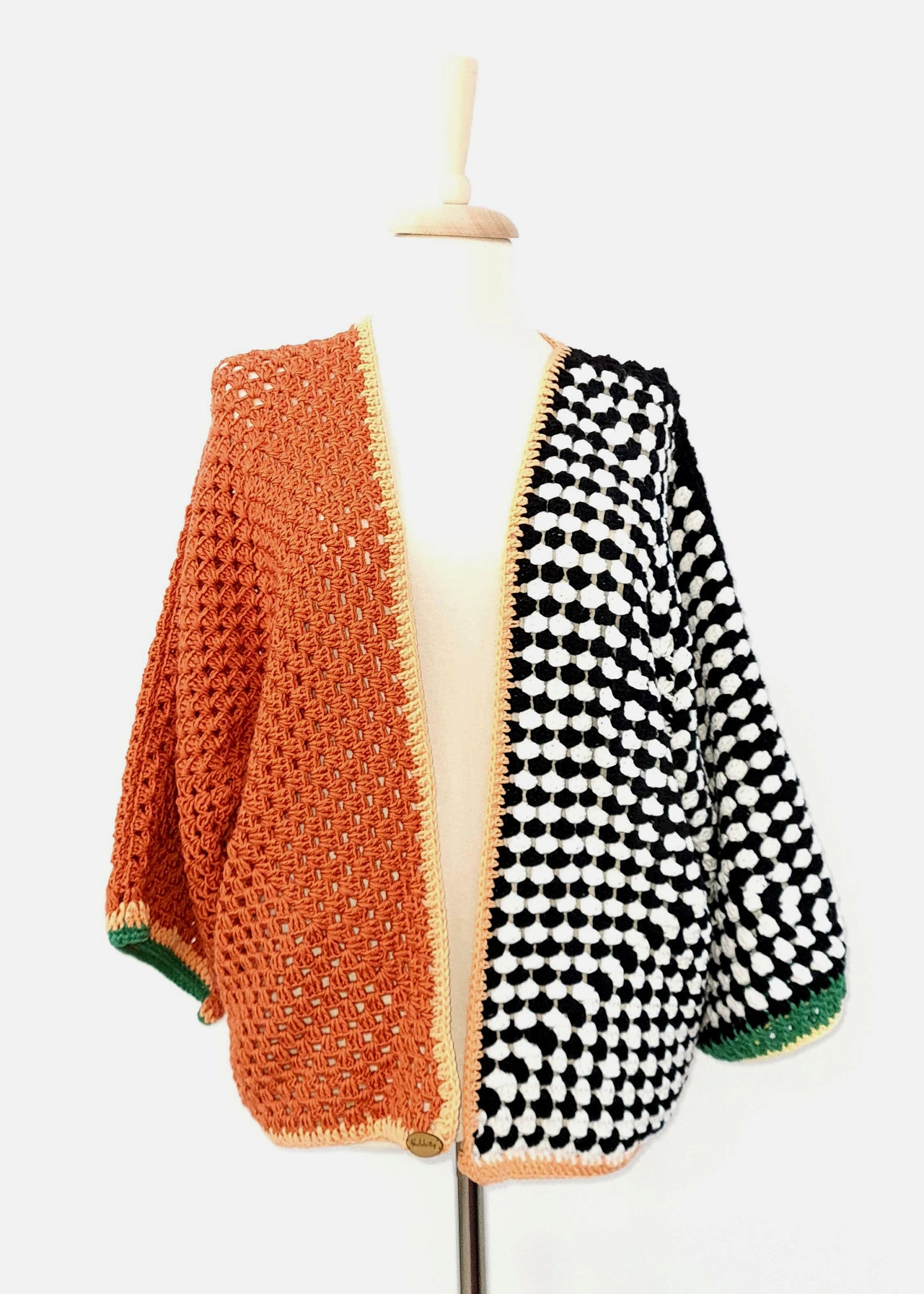 Oversize Crochet Cardigan Multicolor Jacket Summer Sweater - Etsy