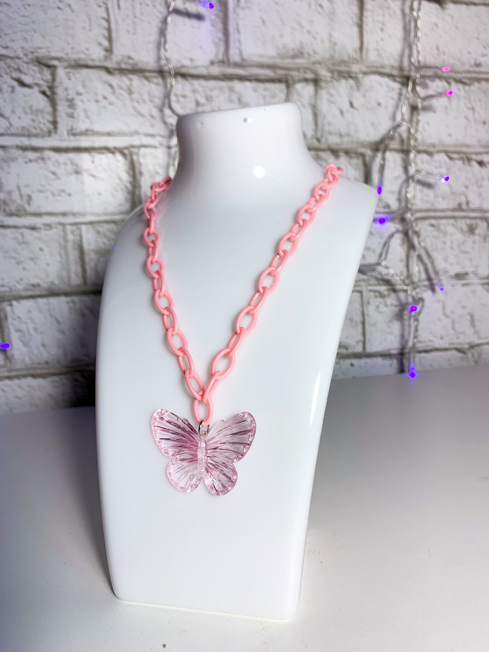 Butterfly Chain Necklace rave Accessories, Festival, Womens Rave ...