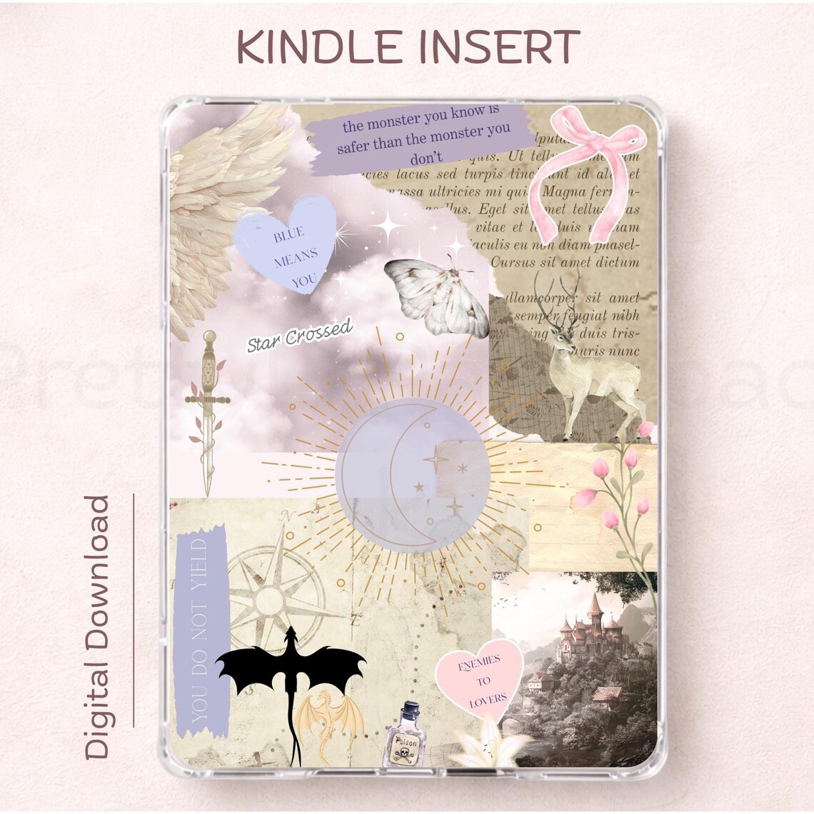 Romantasy Kindle Insert (digital Download) - TOG - ACOTAR - Fourth Wing ...