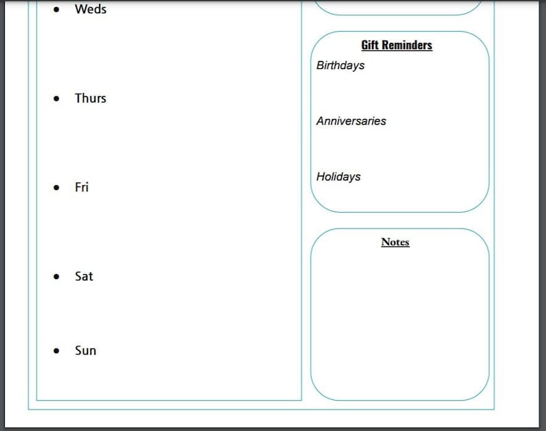 To Do List | Planner | Planner Sheets | Scheduler | Digital Print ...