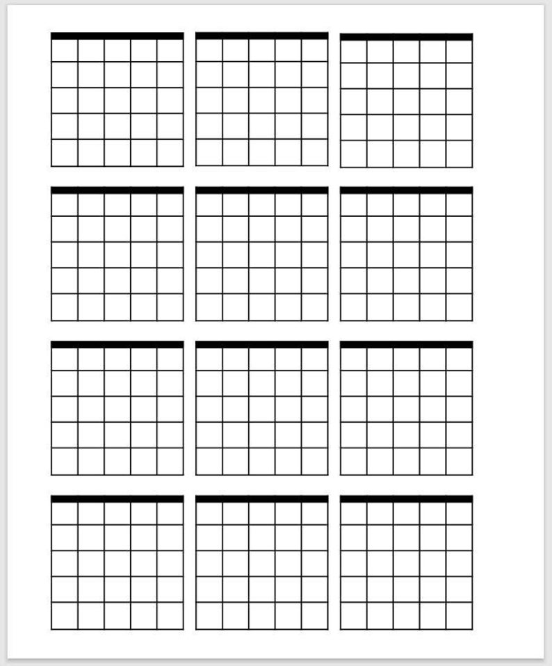 Tablature | Guitar Lesson | Practice Lesson | Digital Prints | Blank ...