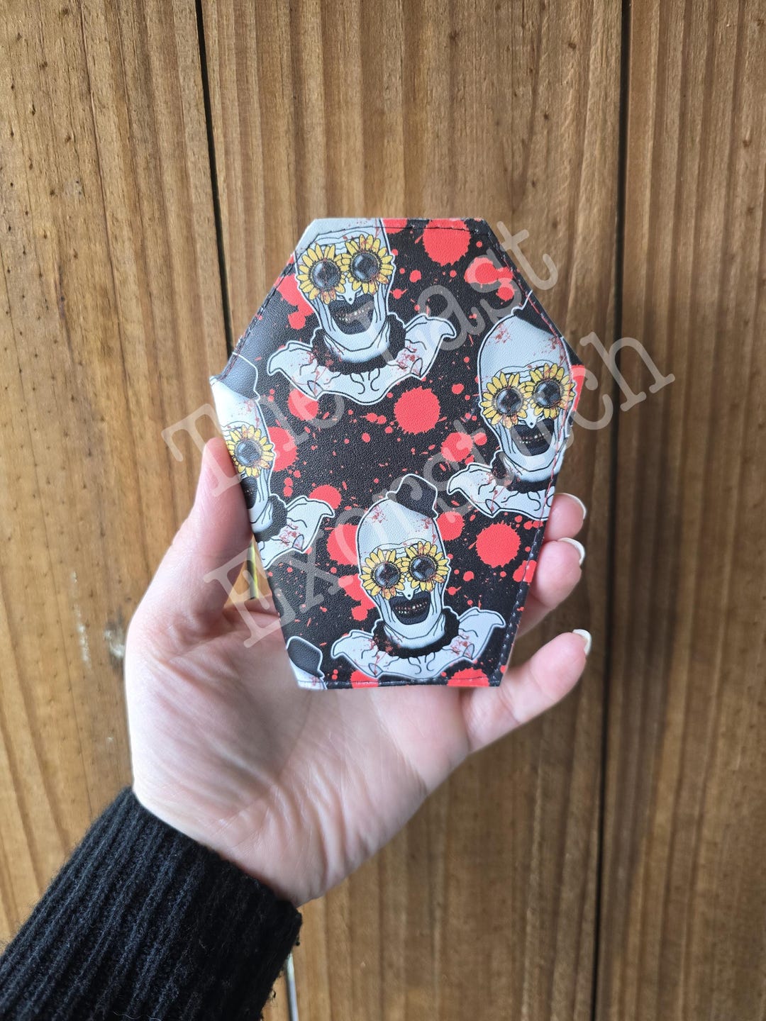Bloody Art - Small Coffin Wallet - Horror Wallet, Cardholder , Mini ...
