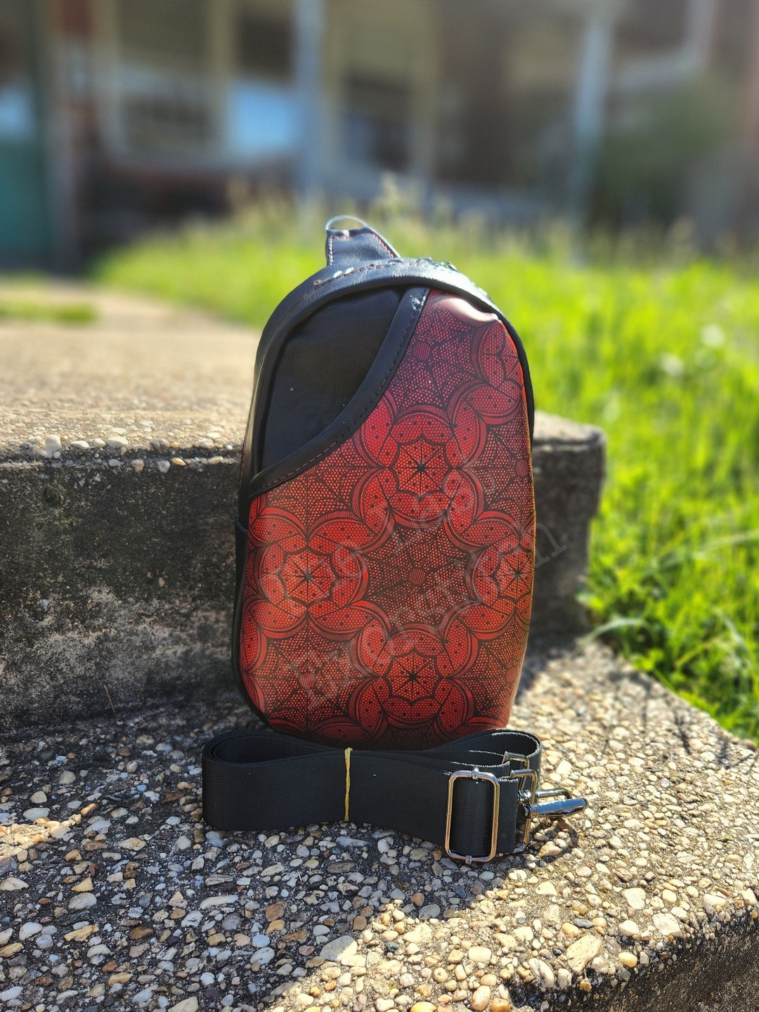 Lace Spiderweb- Rosie Sling Bag Backpack - Etsy