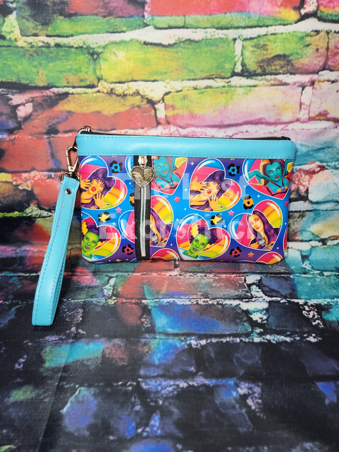 Women of Horror Rainbow Zippy Clutch Wristlet - Etsy