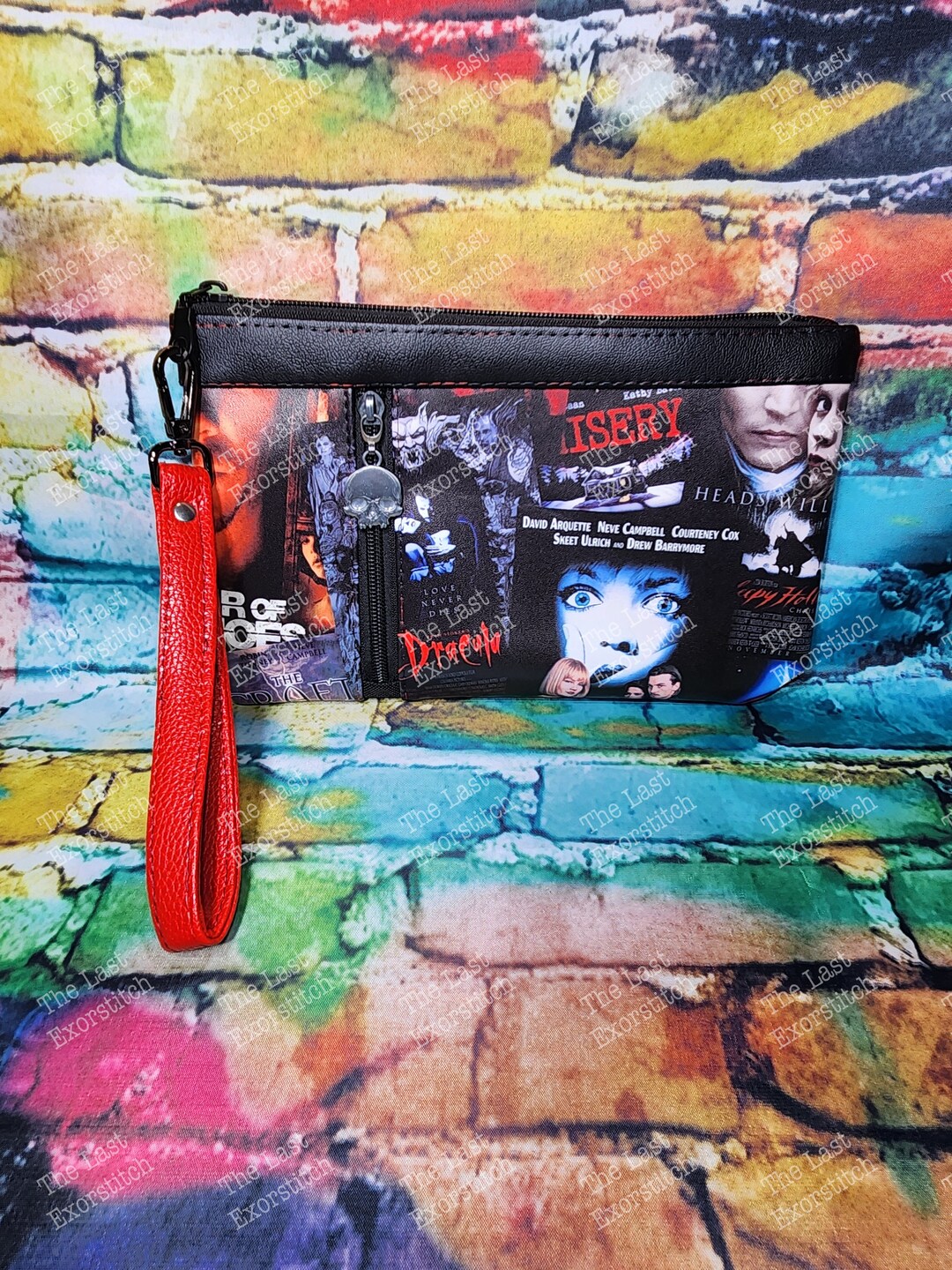 90s Horror Covers 2 Faux Leather Zippy Clutch Wristlet - Etsy