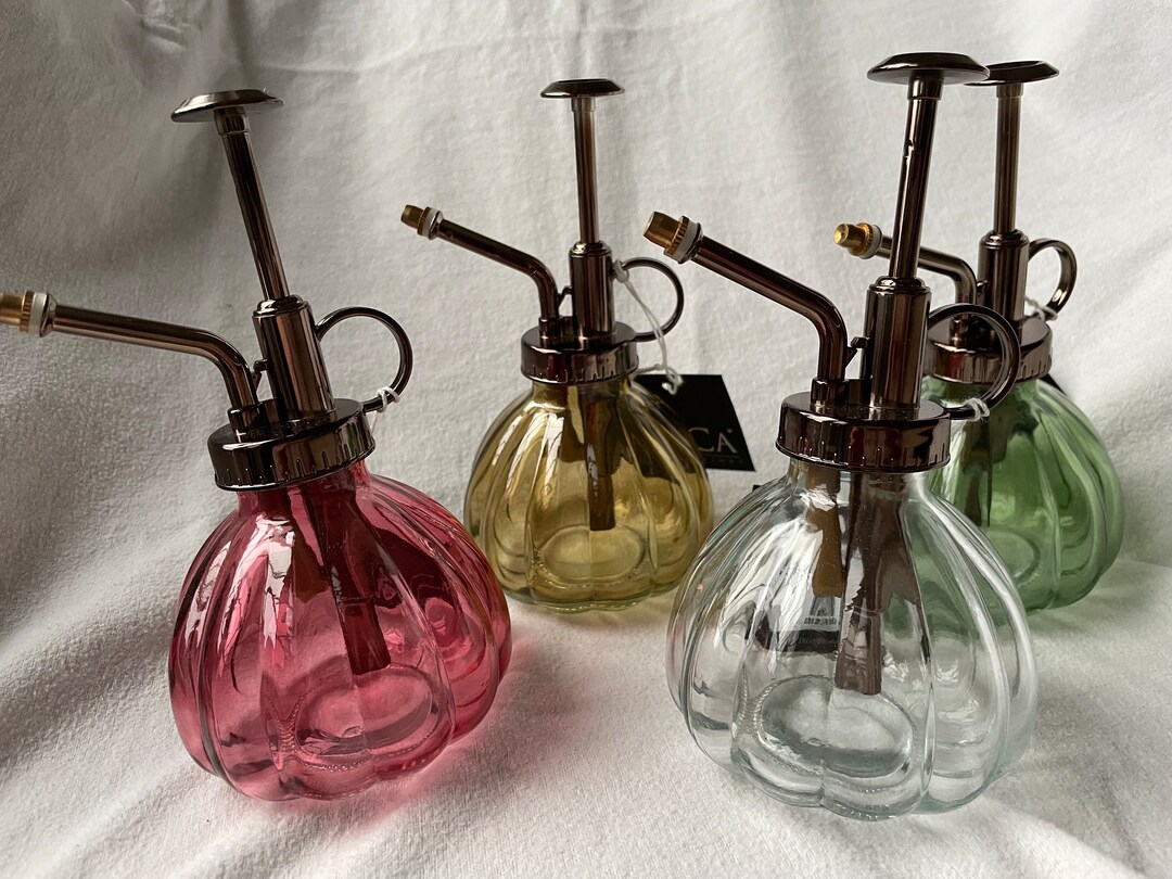 Spray Bottle Pressure Sprayer Plant Atomizer Retro Barber Glass H: 16 ...