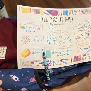 Back to School Resource for Teachers ~ Meet Your Students ~ All About ...