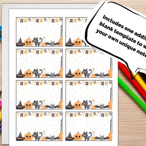 Halloween Cards Classroom Cards, Candy Tags Printable Digital Download ...