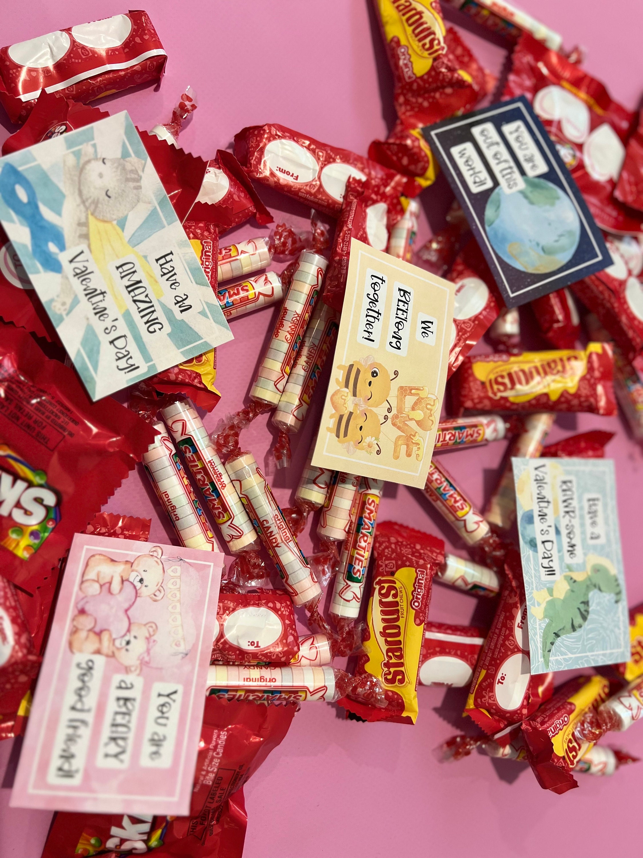 Valentine's Day Classroom Cards BUNDLE Printable Digital Download 5 ...