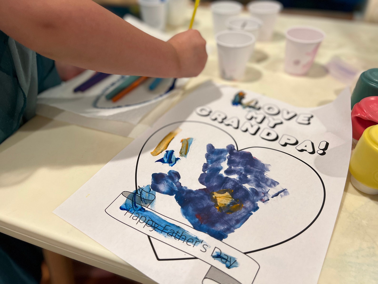 Father's Day Bundle ~ Handprint Coloring Pages + All About Dad + BONUS ...