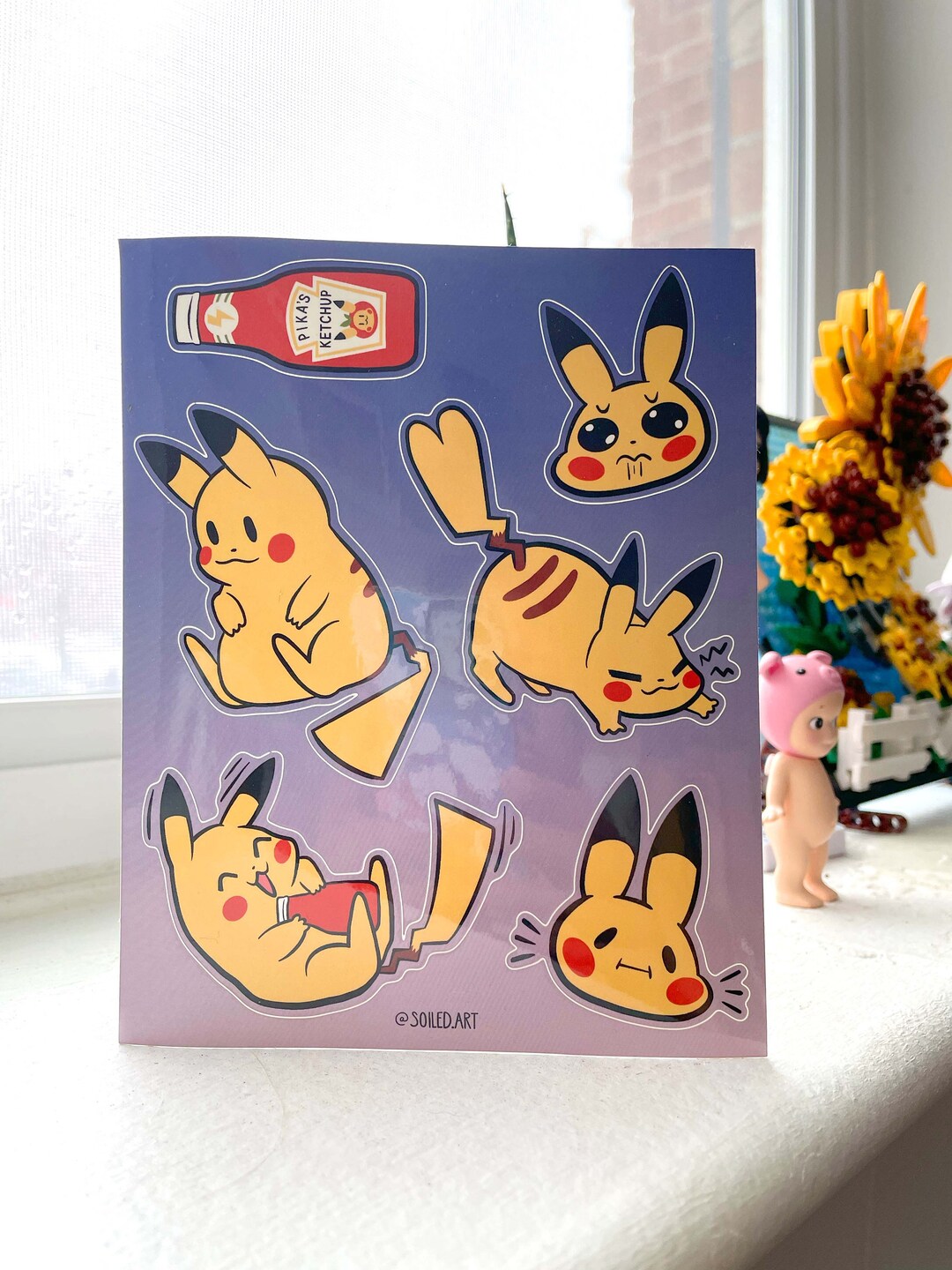 Pika Sticker Sheet - Etsy