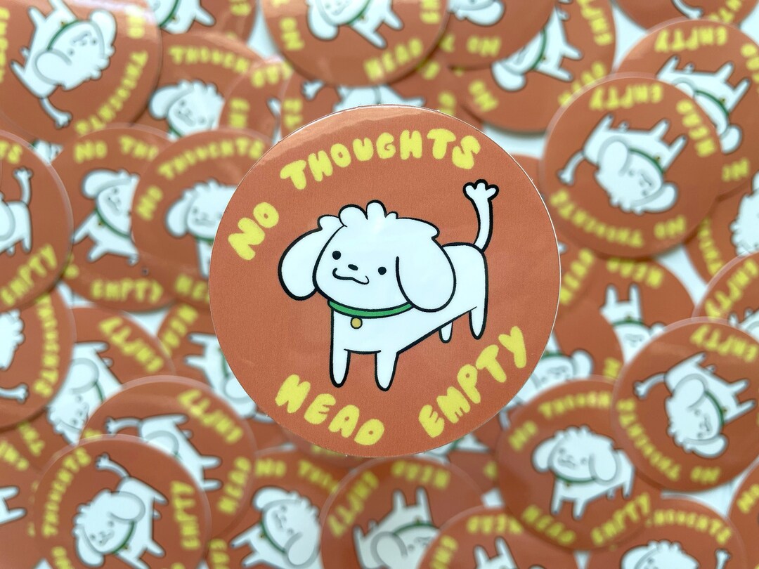 Head Empty Sticker - Etsy