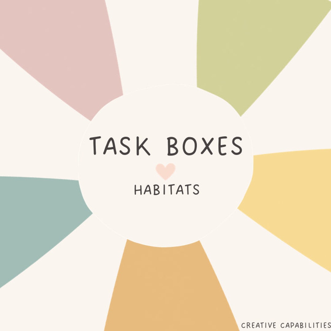 Habitats - Task Box Activities - Etsy