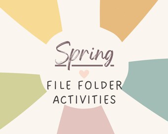 Set of 10 File Folder Games, Colors, Letters, Shapes Preschool ...