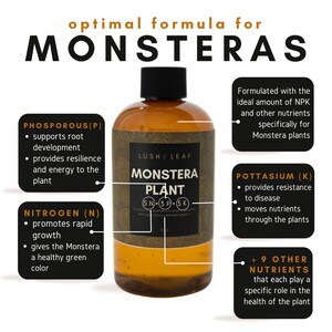 Monstera Fertilizer Natural Plant Food for Fast Growth and Healthy ...