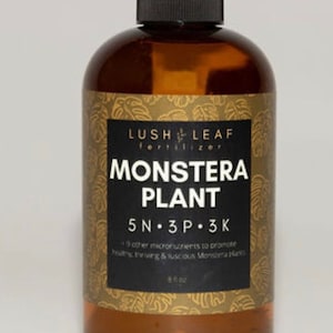 Monstera Fertilizer Natural Plant Food for Fast Growth and Healthy ...