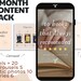Book Pack Templates |bookstagram | Booktok | Canva Templates | Reel ...