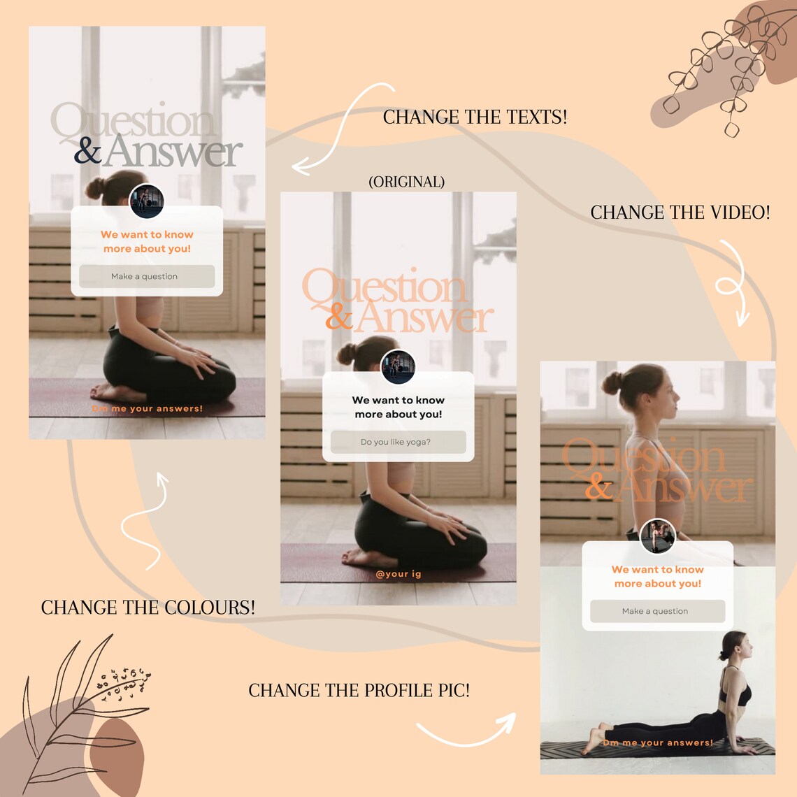 20 Instagram Reel Template Reel Template Editable in Canva Questions ...