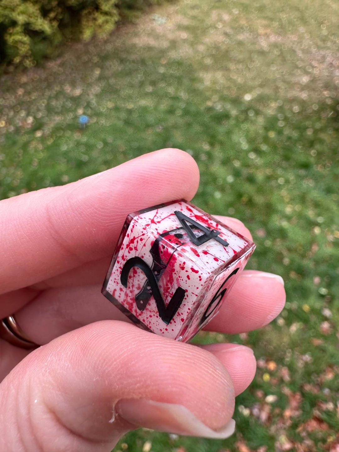Blood Splatter Horror Dice - Etsy