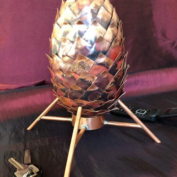 Copper Dragon Statue - Etsy