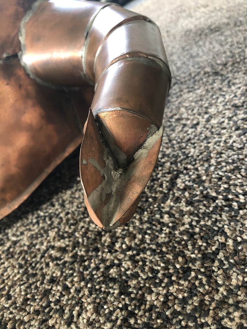 Handmade Copper Cosplay Helmet, Body Armor Costume Helmet, Copper ...