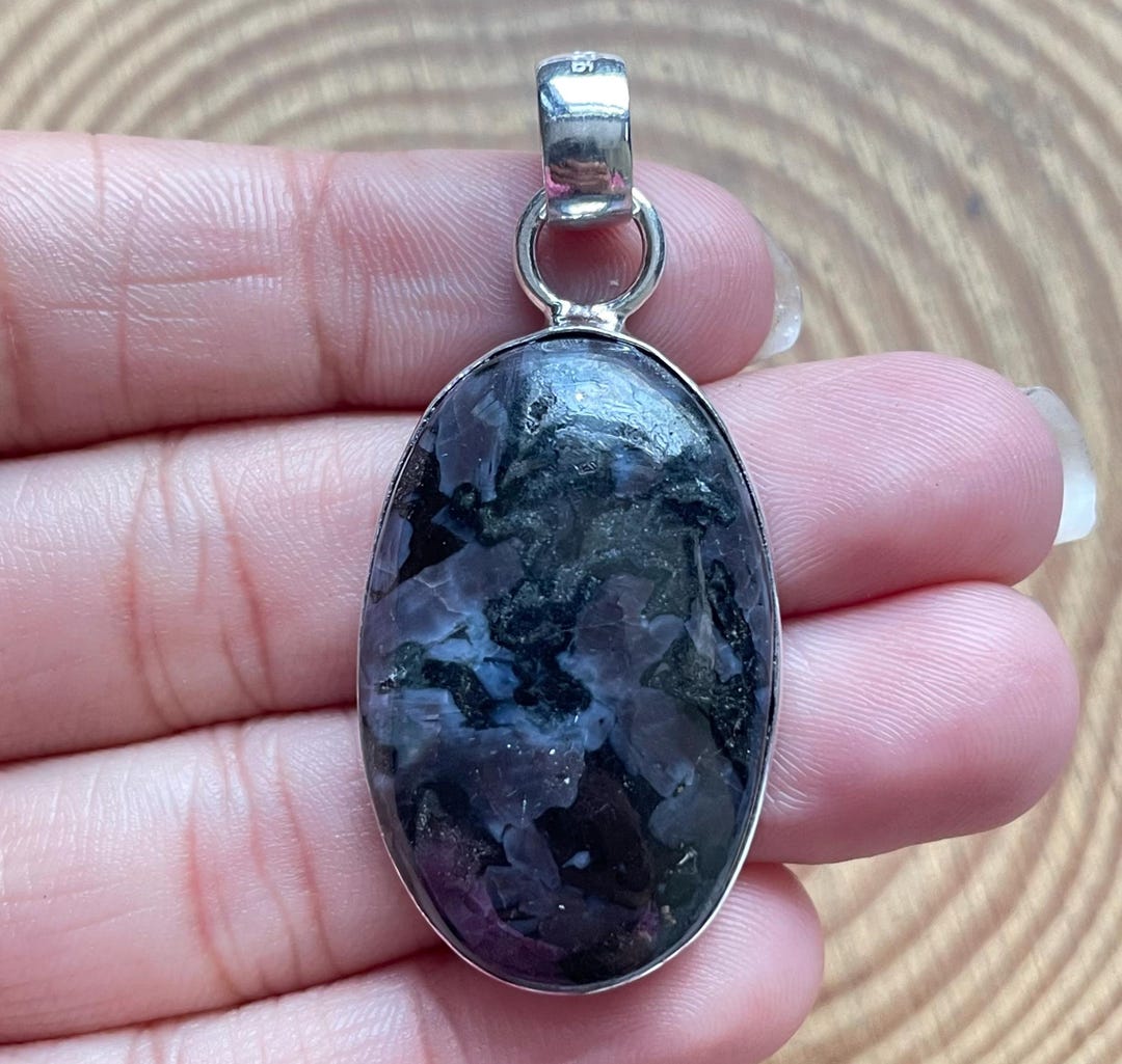 Mystic Merlinite Gemstone Handmade Pendant 925 Sterling Silver Pendant ...