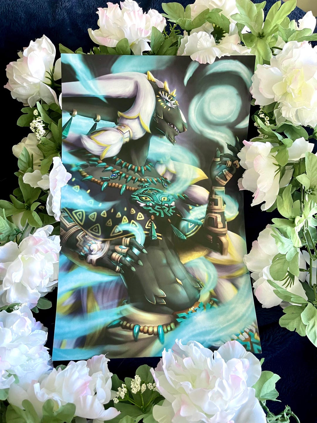 Legend of Zelda TOTK - King Rauru - Tears of the Kingdom - 11 X 17 Art ...