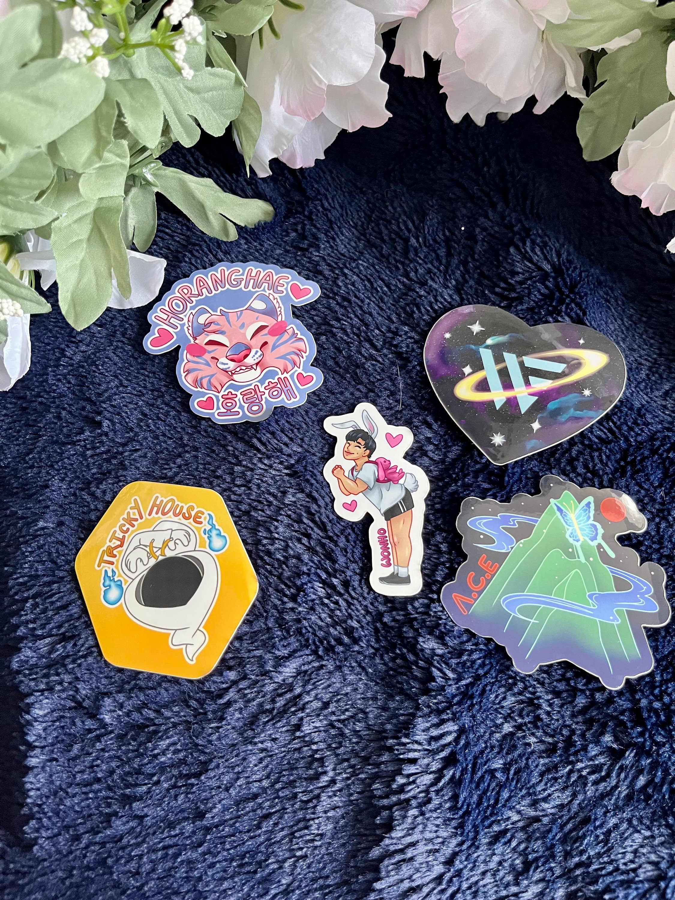 K-pop Vinyl Stickers Wonho, SEVENTEEN, ONEWE, Xikers, ACE - Etsy