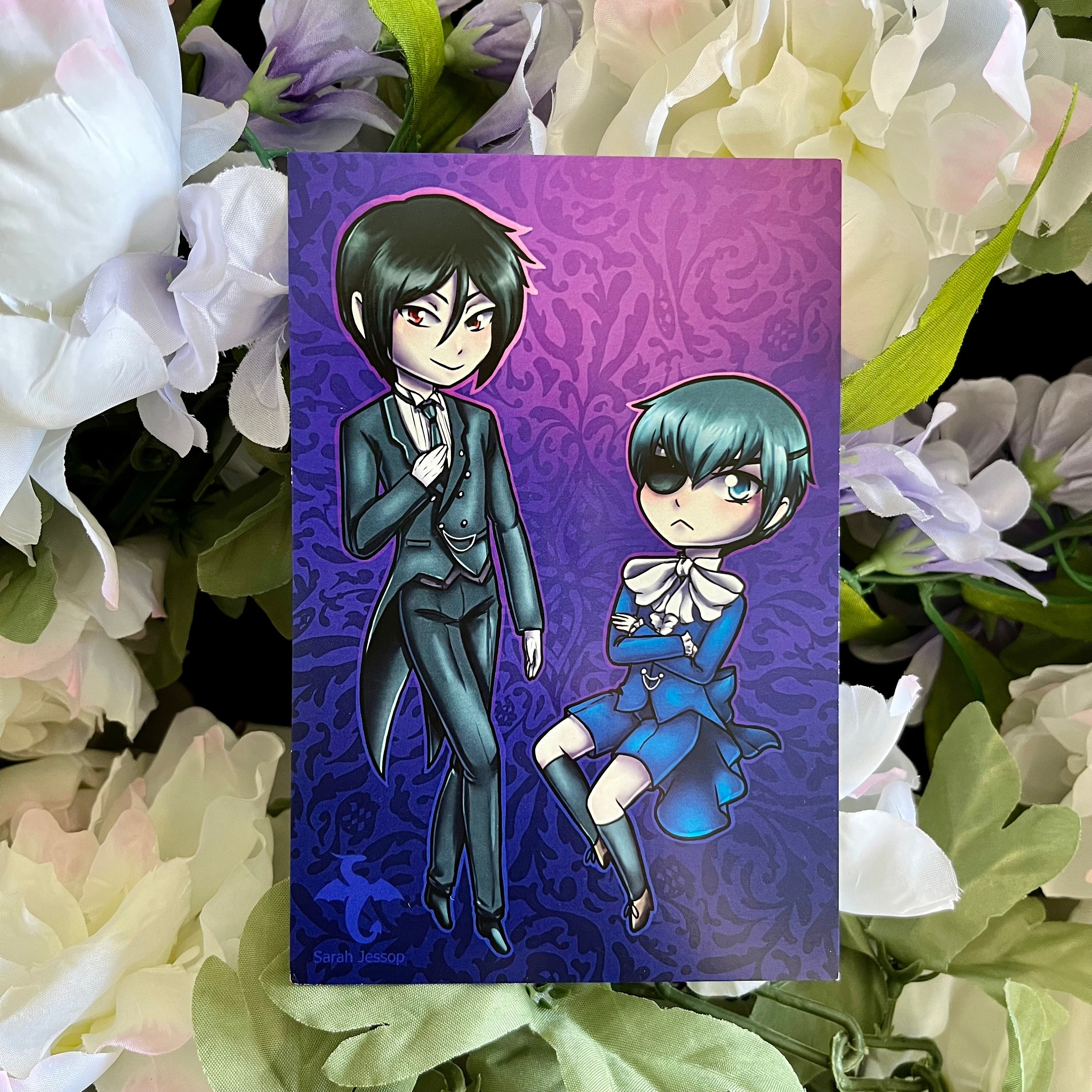 Black Butler Sebastian And Ciel Manga