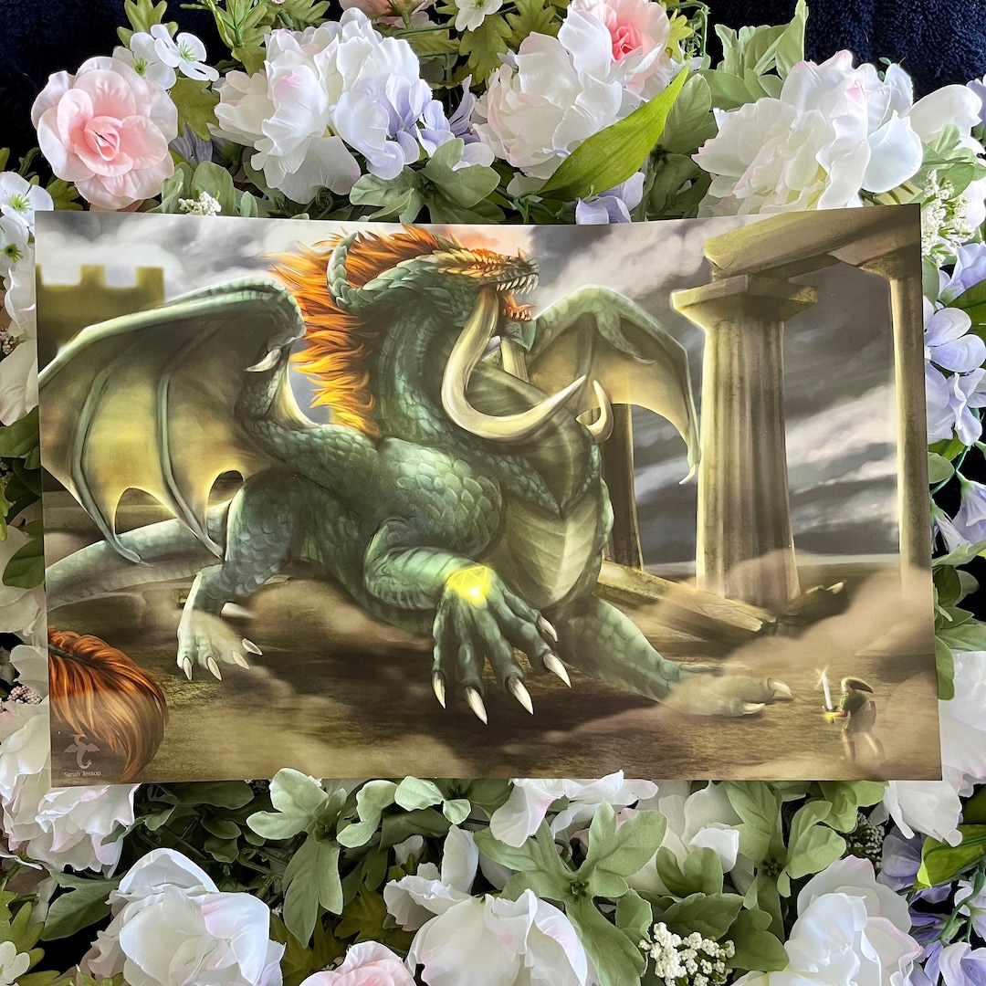 Legend of Zelda - Dragon Ganon - 11 X 17 Art Print - Etsy