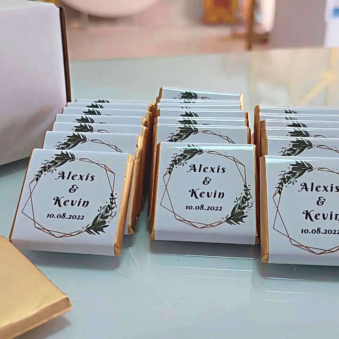 50 Pcs Wedding Chocolates for Your Guest - Etsy