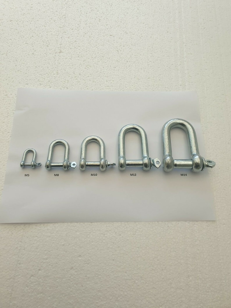 D Shackle Dee Shackle M5 M8 M10 M12 M14 - Etsy