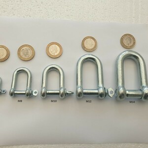 D Shackle Dee Shackle M5 M8 M10 M12 M14 - Etsy